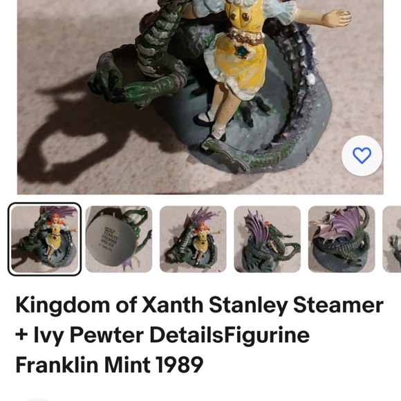 Franklin Mint | Art | Kingdom Of Xanth Figurine Features A Detailed ...
